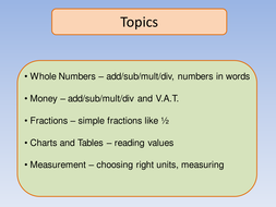 National 3 Maths - Numeracy starters, questions and tests | Teaching ...