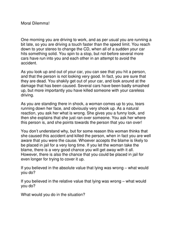 KS3 - Morality | Teaching Resources