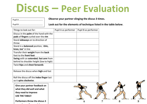 Discus Lesson Plan and Resource | Teaching Resources