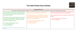 EYFS Literacy Planning Pirates | Teaching Resources