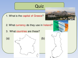 Simple Geography Quiz | Teaching Resources