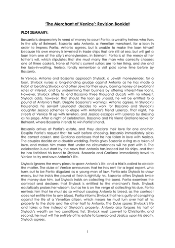 GCSE 'The Merchant of Venice' revision booklet and activity booklet ( AQA English Literature ...