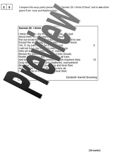 Love and Relationships Poetry Bundle | Teaching Resources