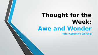 Awe and Wonder Assembly | Teaching Resources