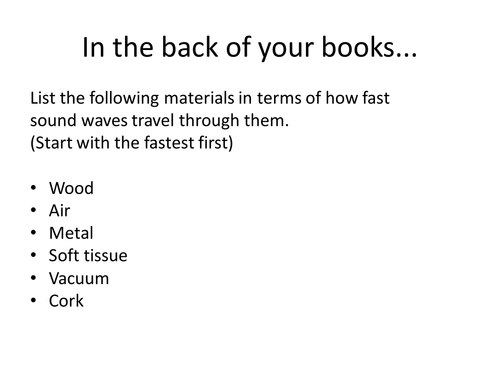 sound ks3 | Teaching Resources