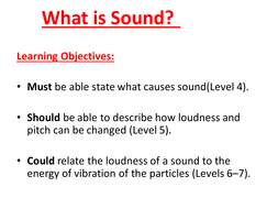 sound ks3 | Teaching Resources