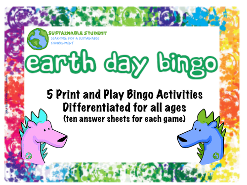 Earth Day bingo | Teaching Resources