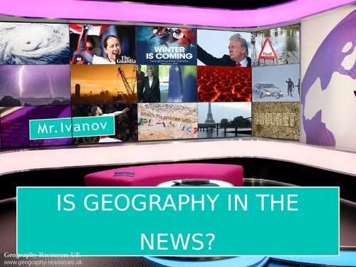 Geography in the news | Teaching Resources
