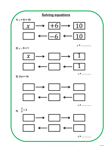 Solving Equations - One, Two, Three Step/Function Machines/Problem ... Solving Equations - One, Two, Three Step/Function Machines/Problem ...