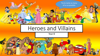 Shakespeare Heroes and Villains Scheme of Work | Teaching Resources