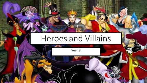 Shakespeare Heroes and Villains Scheme of Work | Teaching Resources