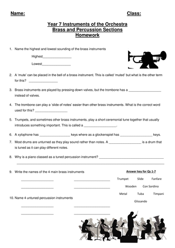 Instruments of the Orchestra Unit | Teaching Resources