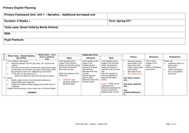 Y5 English Planning Scheme Unit Street Child Narrative Non ...