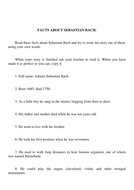 Johann Sebastian Bach: Life Story Of The Composer, Quiz And Writing ...