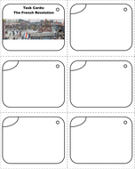 French Revolution Task Cards | Teaching Resources