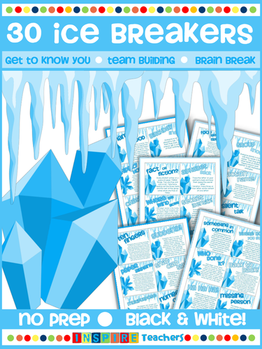 30 Back to School Ice Breakers | Teaching Resources