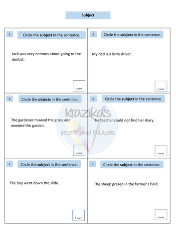 English SATS Grammar Revision | Teaching Resources