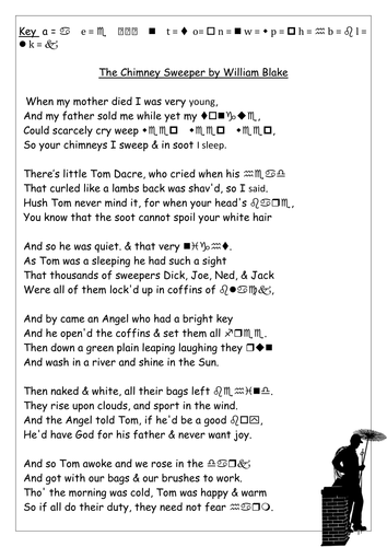 The chimney sweeper William Blake KS2 KS3 poetry | Teaching Resources