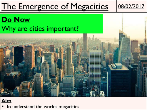 The Emergence of Megacities | Teaching Resources