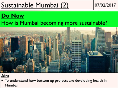 Sustainable Mumbai | Teaching Resources