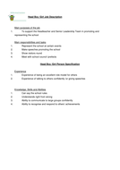 Head Boy and Head Girl Job Descriptions | Teaching Resources
