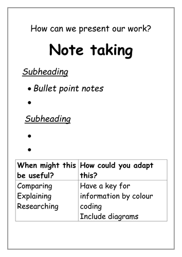 Best ways to present your work posters | Teaching Resources