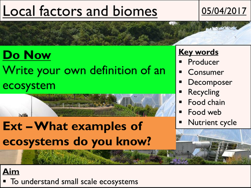 Ecosystems & Biomes | Teaching Resources