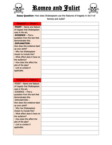 Romeo and Juliet: The Tragic Ending! | Teaching Resources