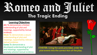 Romeo and Juliet: The Tragic Ending! | Teaching Resources