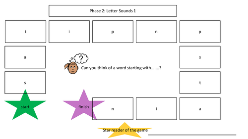 phonics board games | Teaching Resources