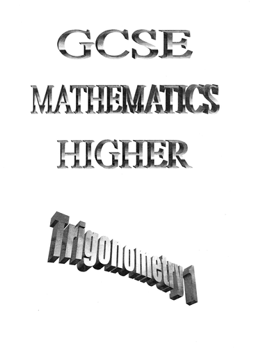 Trigonometry 1 Teaching Resources