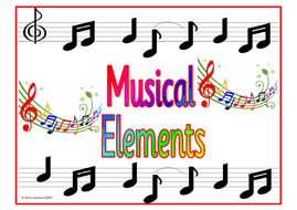 Musical Elements Music Teaching Resource KS1 KS2 Display Classroom ...