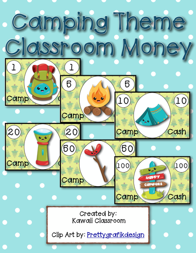 Camping Theme Classroom Money | Teaching Resources