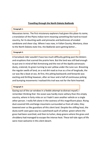 Planning lesson for Travel Writing | Teaching Resources