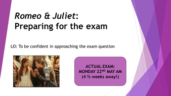 Romeo and Juliet exam practice (AQA) | Teaching Resources