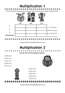 Multiplication Worksheets for Year 6 | Teaching Resources