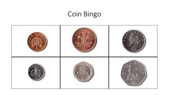 money dominoes with written values and real coin pictures | Teaching ...