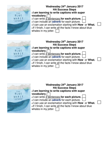 1 week non-fiction literacy planning on the blue whale and Antarctic ...