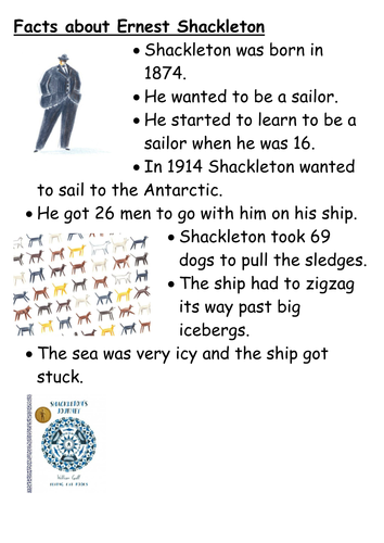 6 days literacy planning on Shackleton and the Antarctic for year 2 | Teaching Resources