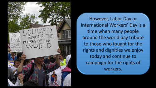 International Workers' Day / Labor Day | Teaching Resources