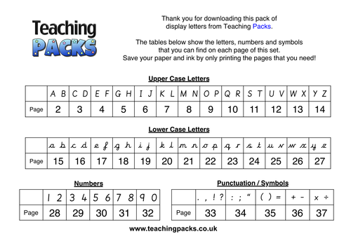 UK Flag - Cursive Display Letters | Teaching Resources