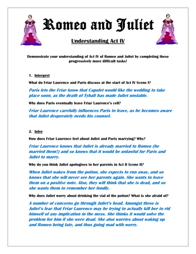 Romeo and Juliet: Friar Laurence and The Nurse! | Teaching Resources