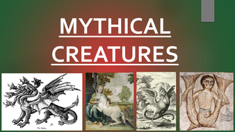 KS2 Mythical beasts powerpoint | Teaching Resources