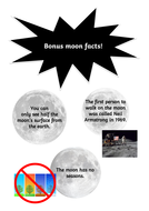 SPACE - Moon and Rocket Fact File and comprehension sheet - EYFS / KS1 ...