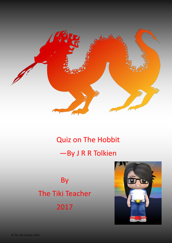 Quiz on The Hobbit by J R R Tolkien | Teaching Resources