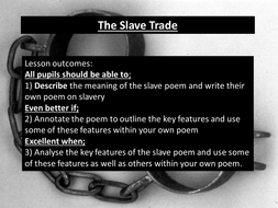 Slavery poetry | Teaching Resources
