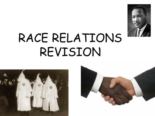 Race Relations USA 1945-70, 2/3 revision lessons - AQA 9147 History B ...