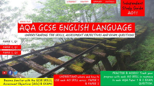 Pupil Revision Guide, NEW AQA GCSE English Language, AO1 Identify ...