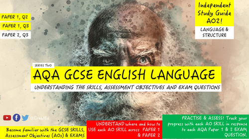 Pupil Revision Guide, NEW AQA GCSE English Language, AO2 Language ...
