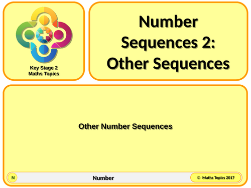 Number Sequences 2 - Other Sequences KS2 | Teaching Resources